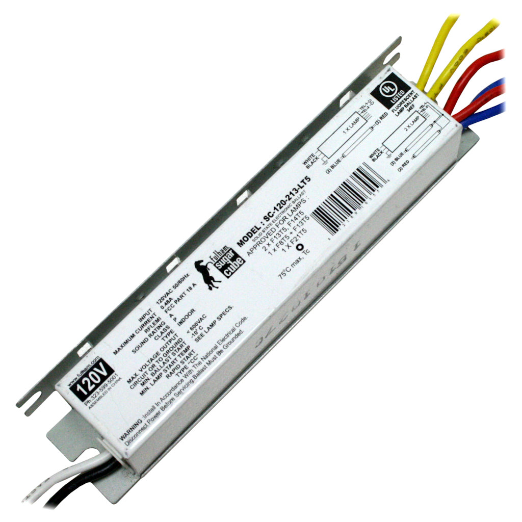 Fulham SC-120-213-LT5 SugarCube Fluorescent 2xF8T5 Ballast Ballasts