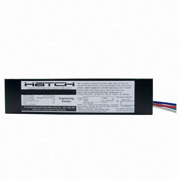 Hatch MC39-1-J-277X NanoSlim 39W Elec MH Ballast - Studs Ballasts