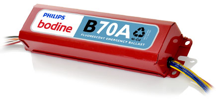 Bodine B70A Emergency Ballast 600-700 Lumens - Damp Location Ballasts