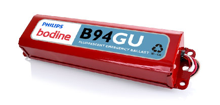Bodine B94GU Emergency Ballast 300-750 Lumens - Flex Conduit Ballasts