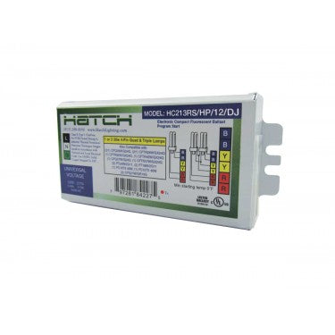 Hatch HC213PS/UV/D Program Start CFL Ballast - Dual Terminal Ballasts