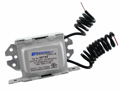 Robertson SP79P /A V1 Magnetic Preheat Start Ballast, 120Vac, 60Hz, fo ...